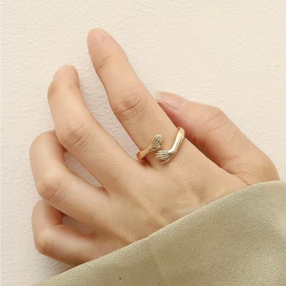 Jewelry | Rose Gold Finger Hugging Ring | Poshmark